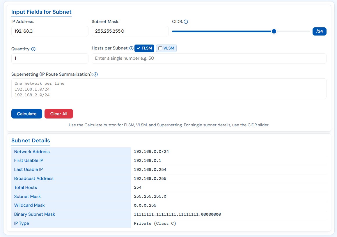 AWS VPC Subnet Planner - Precise CIDR & Subnet Tool | SubnettingCalculator